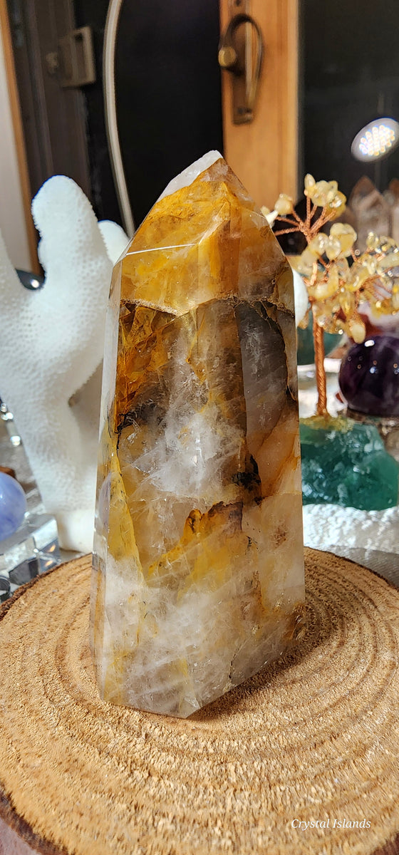 GOLDEN HEALER COLLECTOR'S GRADE TOWER – Crystal Islands